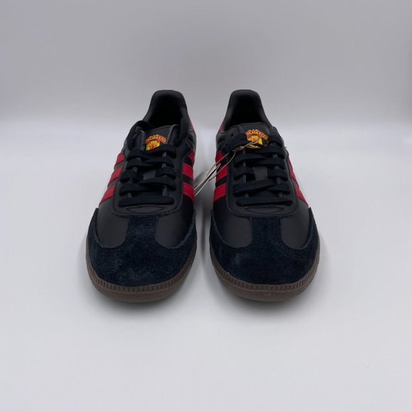 adidas | Shoes | Adidas Samba Manchester United Black Red Mens Shoes ...